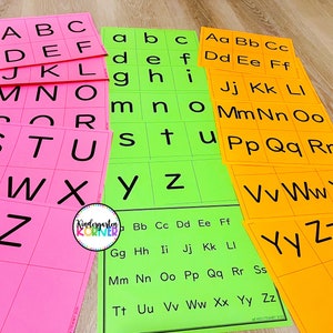 Letter Flash Cards | Uppercase and Lowercase Alphabet Letters ...
