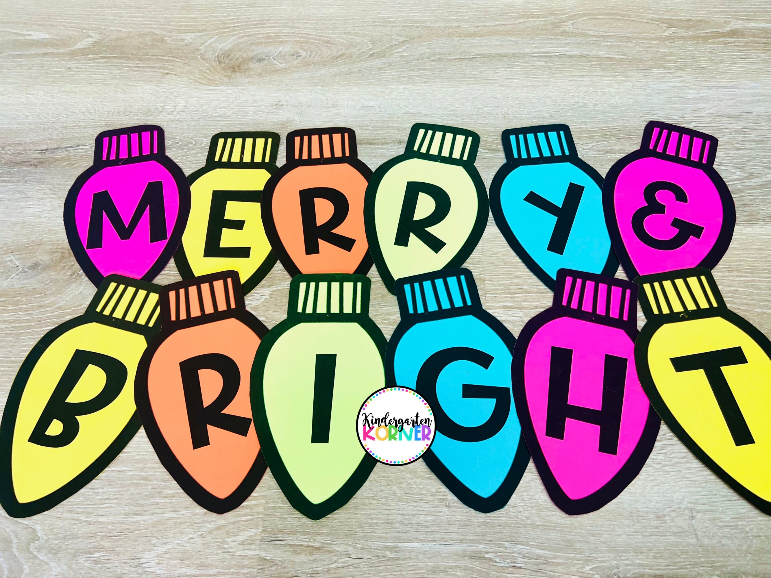 Christmas Lights | Holiday Lights Bulletin Board Letters | Custom ...