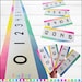 Large Number Line Numbers 0-100 Kindergarten, 1st, 2nd Grade Classroom ...