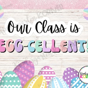 April Family Homework Egg-cellent Spring Bulletin Board Kindergarten ...