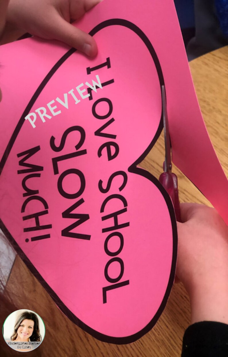 Valentine's Day Sloth Writing Craft February Bulletin Board Valentine's ...