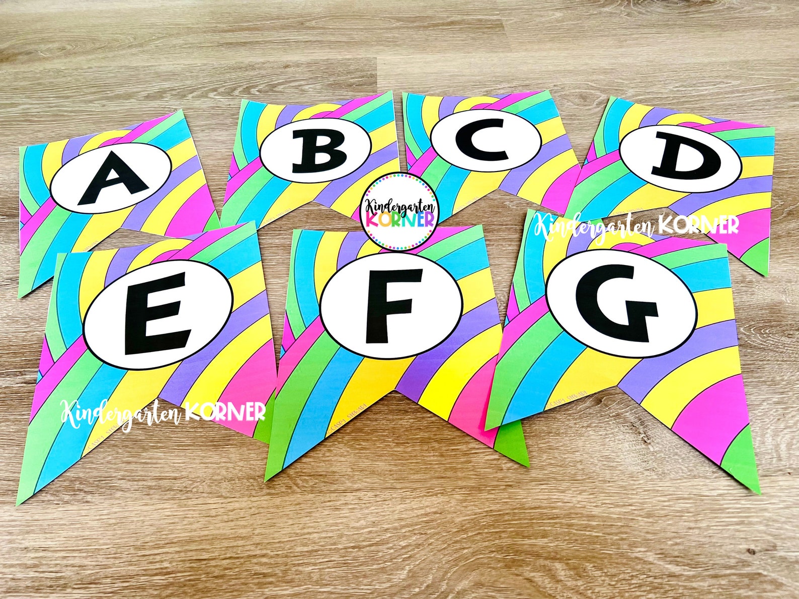 Bulletin Board Letters Pastel Pennant Style Banner Custom Sign, Banners ...