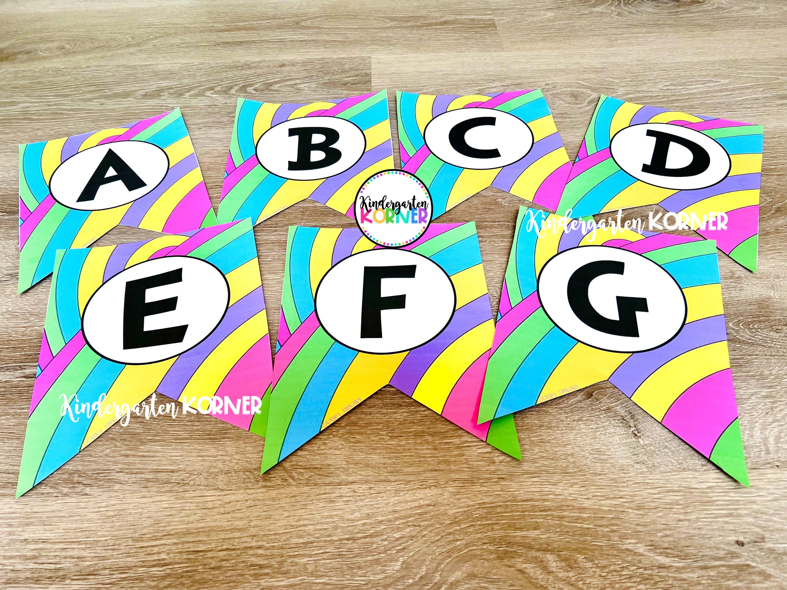 Bulletin Board Letters Pastel Pennant Style Banner Custom Sign, Banners ...