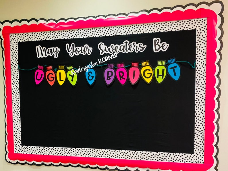 Ugly Sweater Bulletin Board Ugly Sweater Competition / - Etsy