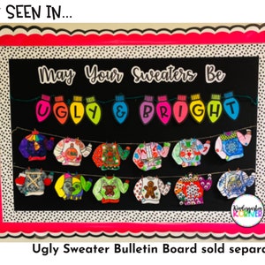 Christmas Lights | Holiday Lights Bulletin Board Letters | Custom ...