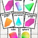 3D Shapes Posters Composition Notebook Classroom Decor Theme ...