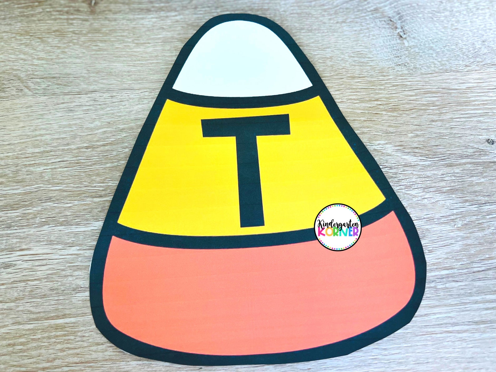 Candy Corn Bulletin Board Letters Halloween Accents - Etsy