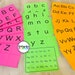 Kindergarten Flash Cards Alphabet Uppercase Letters - Etsy