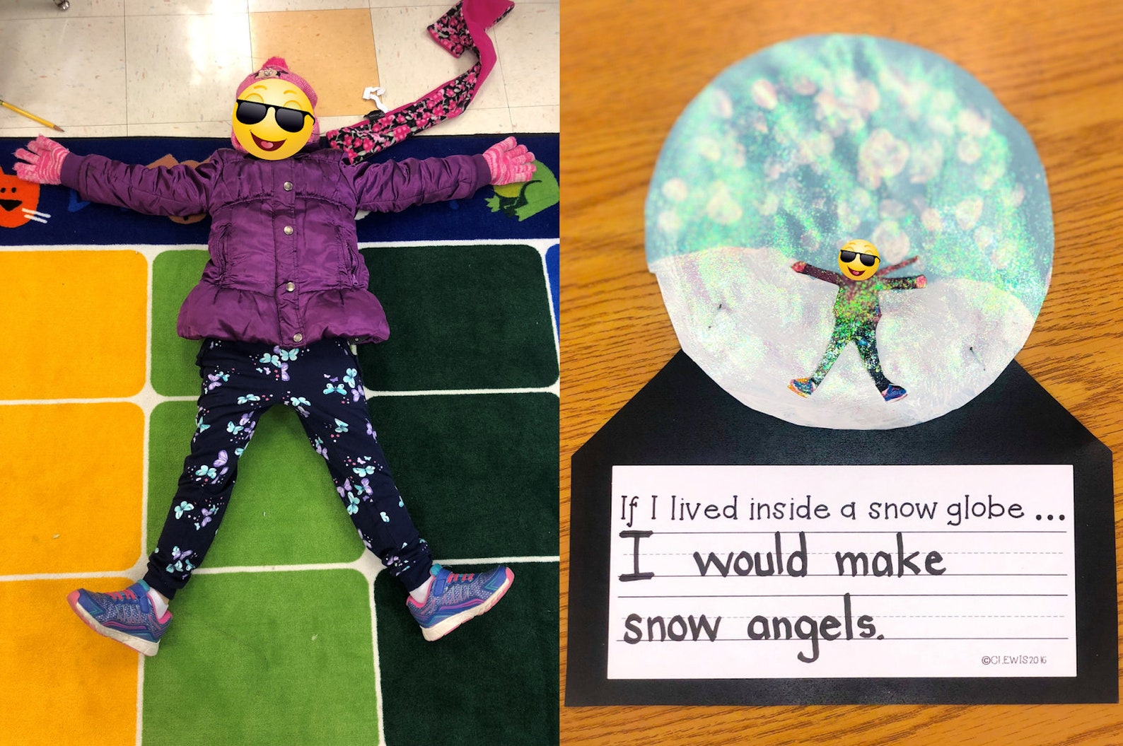Snowglobe Bulletin Board | Snow Globe Craft and Writing | Winter ...