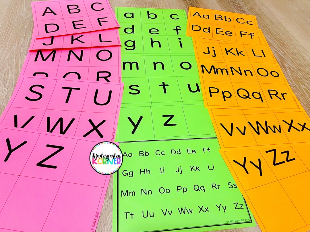 Letter Flash Cards | Uppercase and Lowercase Alphabet Letters ...