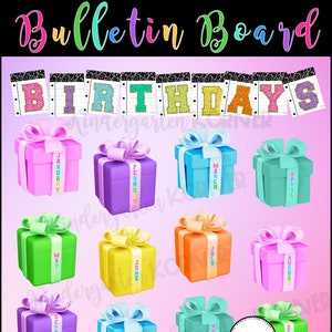 Student Birthdays Bulletin Board | Composition Notebook Theme (or Any ...