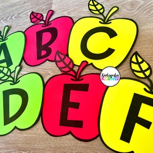 Apples Bulletin Board Letters | Custom Signs, Banners, Displays, Door ...
