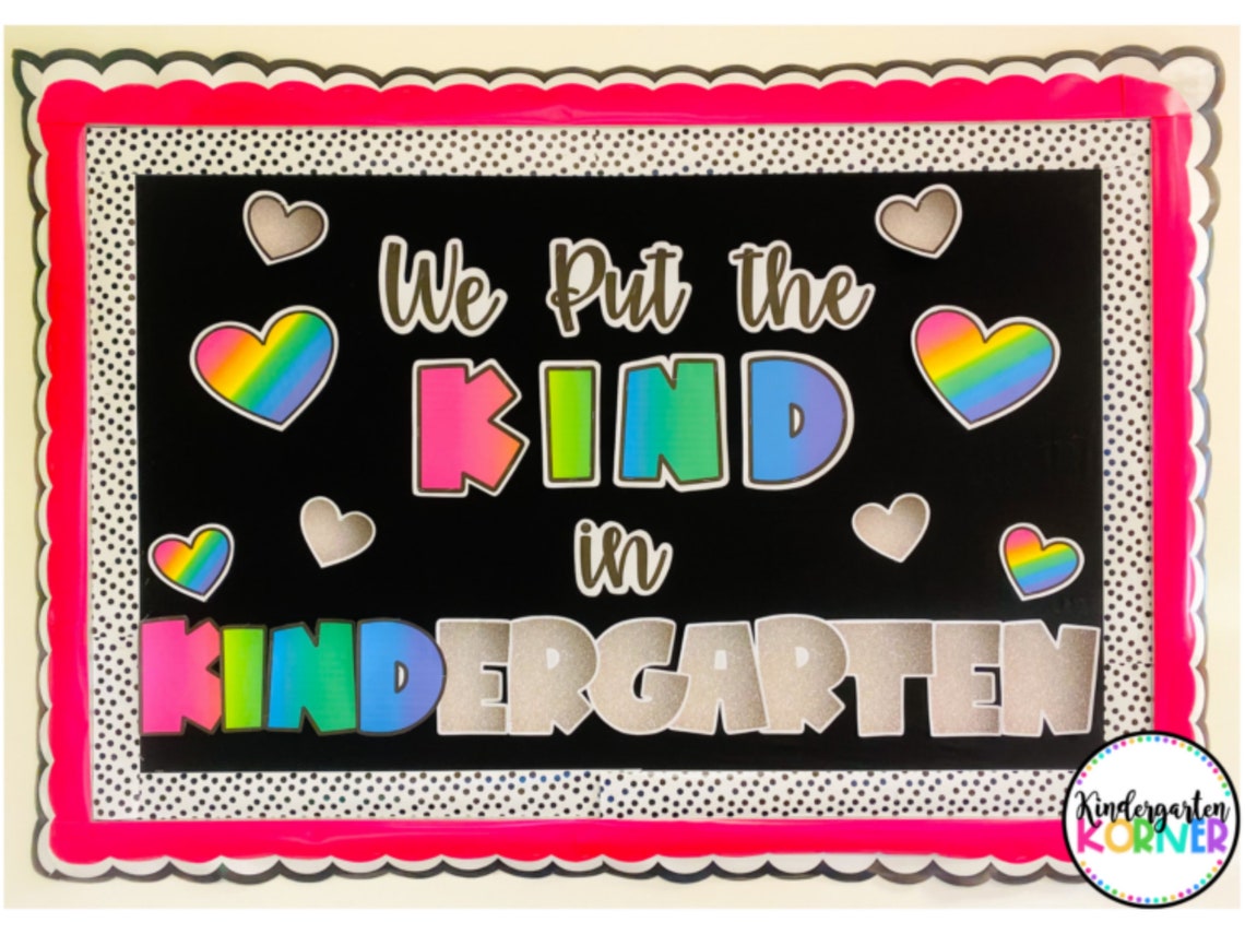 Kindness Bulletin Board, Writing Activity, and Craft We Put the Kind in ...