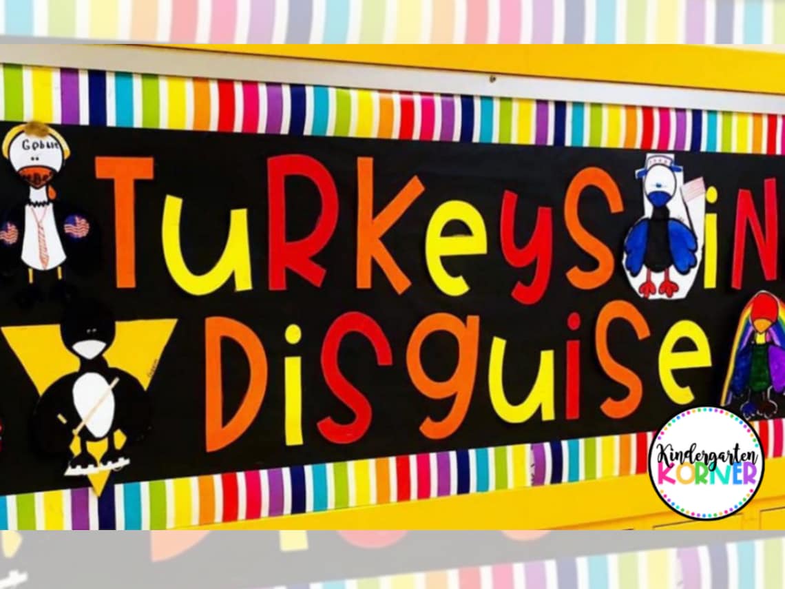 Turkeys in Disguise Disguise a Turkey Thanksgiving Bulletin - Etsy