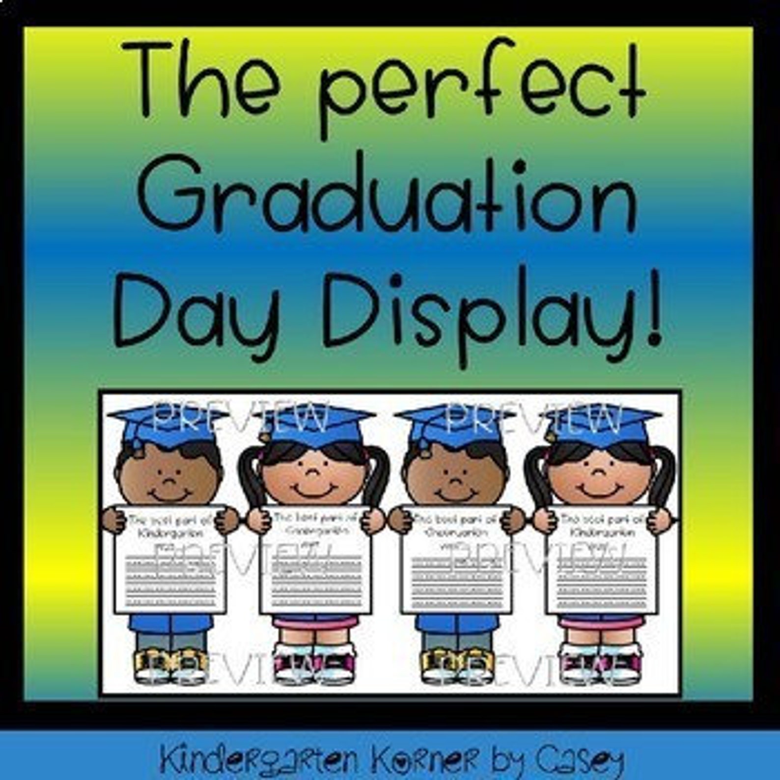 Kindergarten Graduation Craft and Writing Prek Preschool Graduation ...
