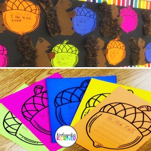 Fall Bulletin Board | We're Nuts About Fall | Squirrel and Acorn ...