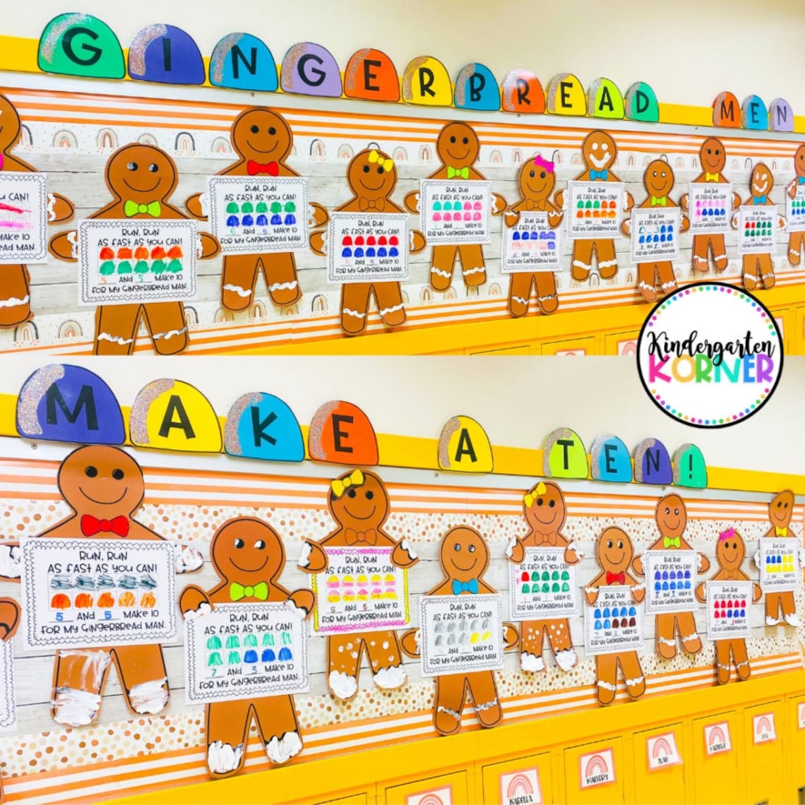 Gingerbread Men Bulletin Board Gingerbread Man Craft, Writing Activity ...