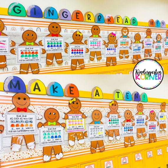 Gingerbread Men Bulletin Board Gingerbread Man Craft - Etsy