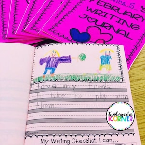 Kindergarten Writing Journals | Kindergarten Journal Writing ...