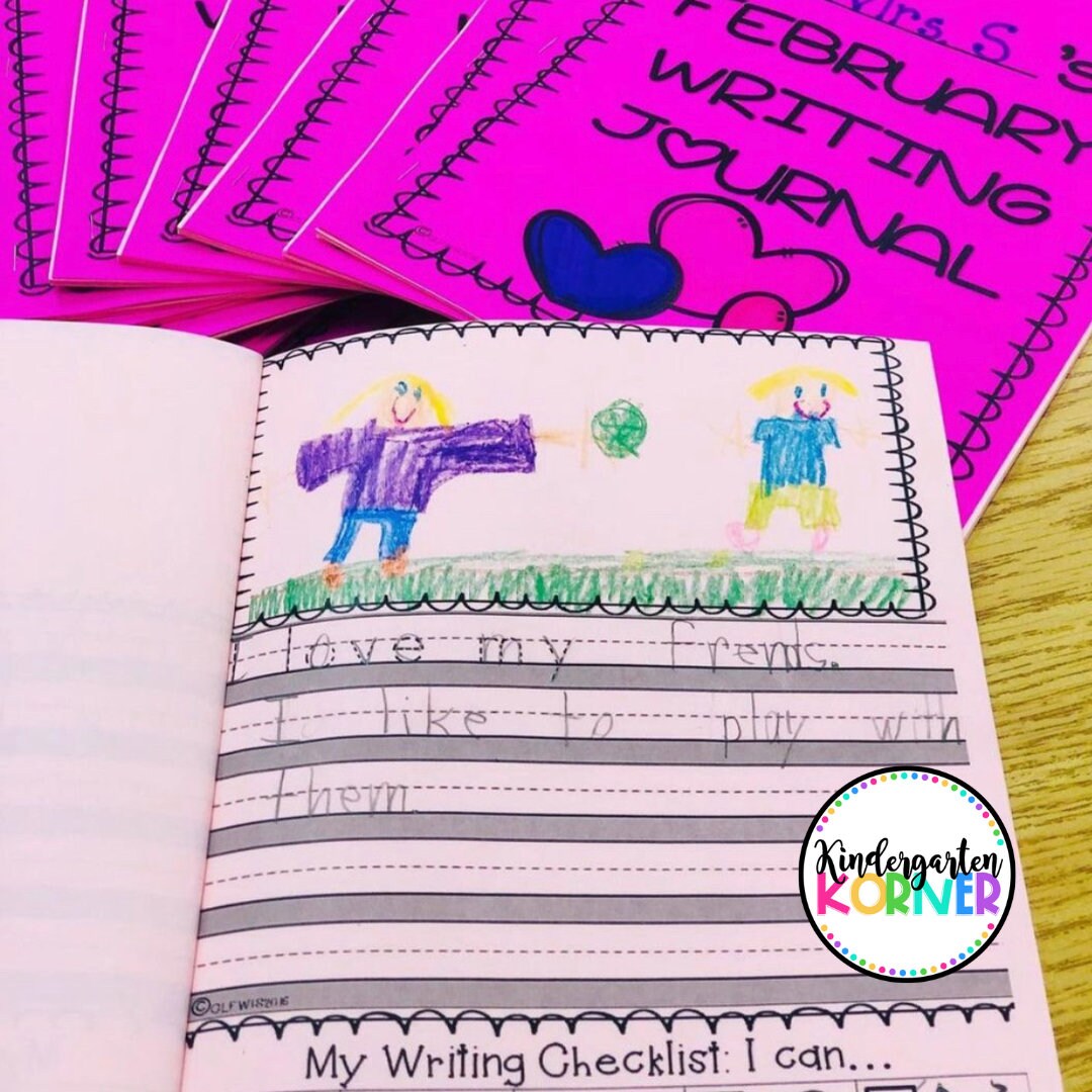 Kindergarten Writing Journals | Kindergarten Journal Writing ...