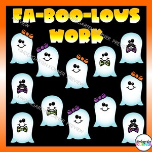 Halloween Bulletin Board Classroom Decor Door Display | Fa-boo-lous ...