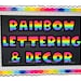 Welcome to Open House Bulletin Board Printable Banner, Sign Rainbow ...