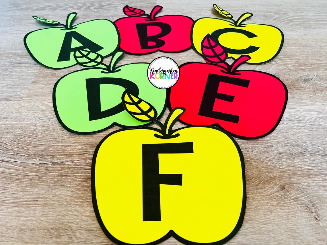 Apples Bulletin Board Letters Custom Signs, Banners, Displays, Door ...