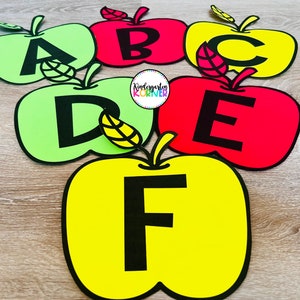 Apples Bulletin Board Letters | Custom Signs, Banners, Displays, Door ...