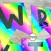 Rainbow / Neon Bulletin Board Banner Letters Create a Custom Sign ...