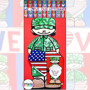 Veterans Day Bulletin Board | Writing, Craft, Bulletin Board Letters ...