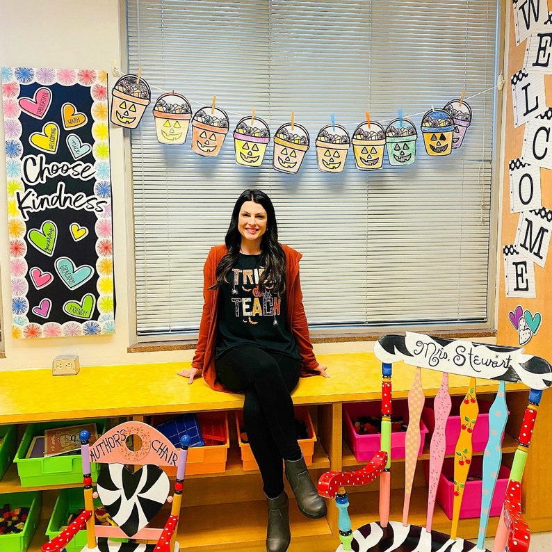 Halloween Bulletin Board Kit Writing Activity, Flip Craft, and Trick or ...