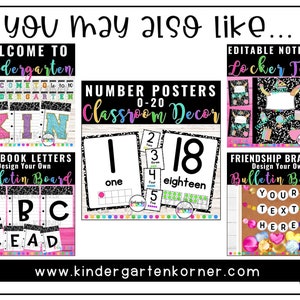 Number Line 0 to 100 | Composition Notebook Printable Classroom Decor ...