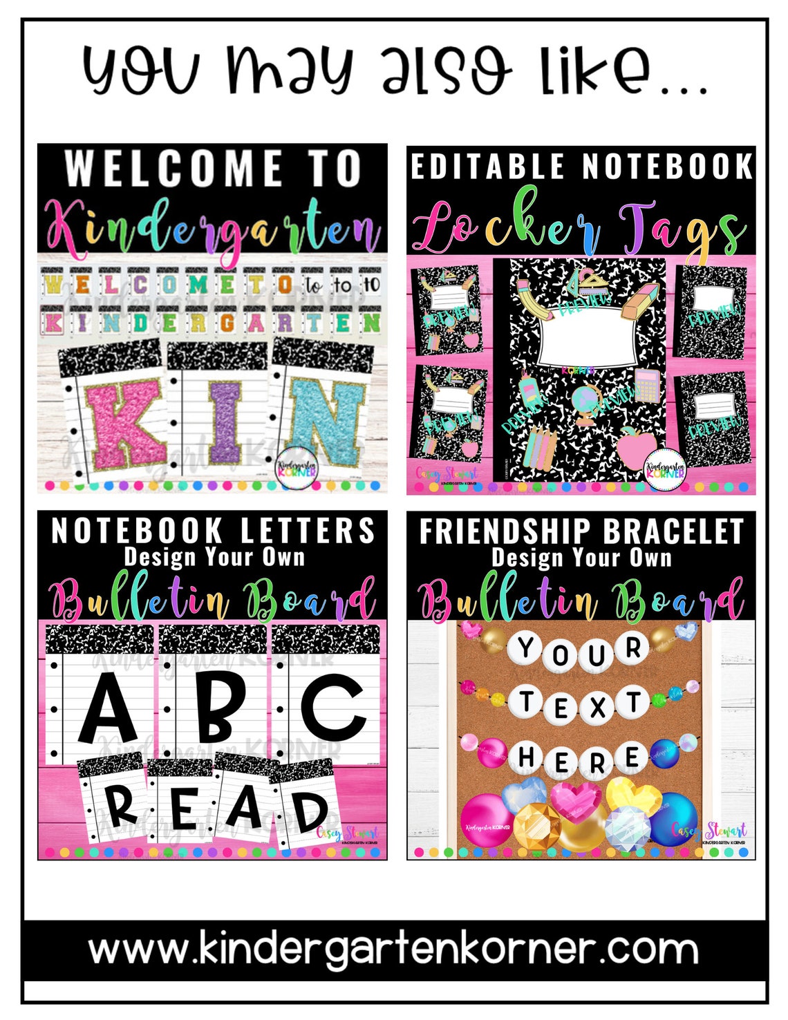 Number Posters Composition Notebook Style Printable Classroom Decor - Etsy