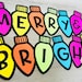 Christmas Lights | Holiday Lights Bulletin Board Letters | Custom ...