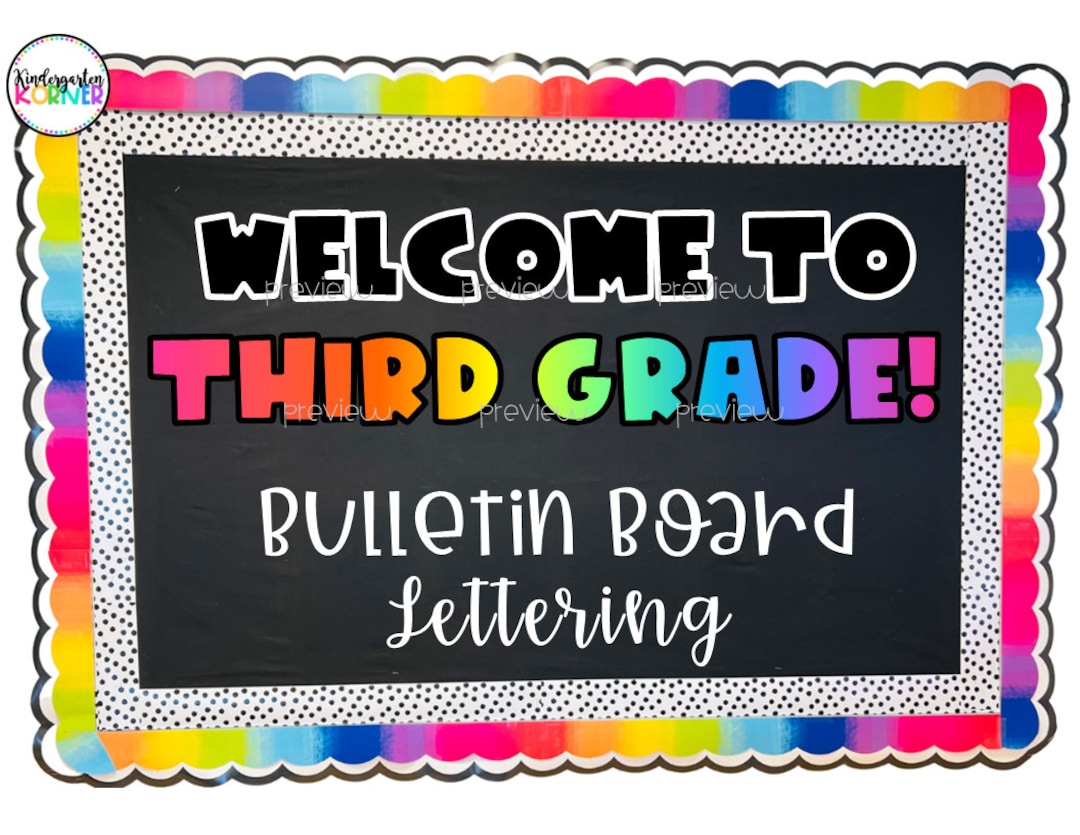 3rd Grade Bulletin Boards
