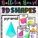 3D Shapes Posters Composition Notebook Classroom Decor Theme ...