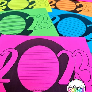 2024 New Year's Bulletin Board New Year's Resolutions Intentions Goals ...