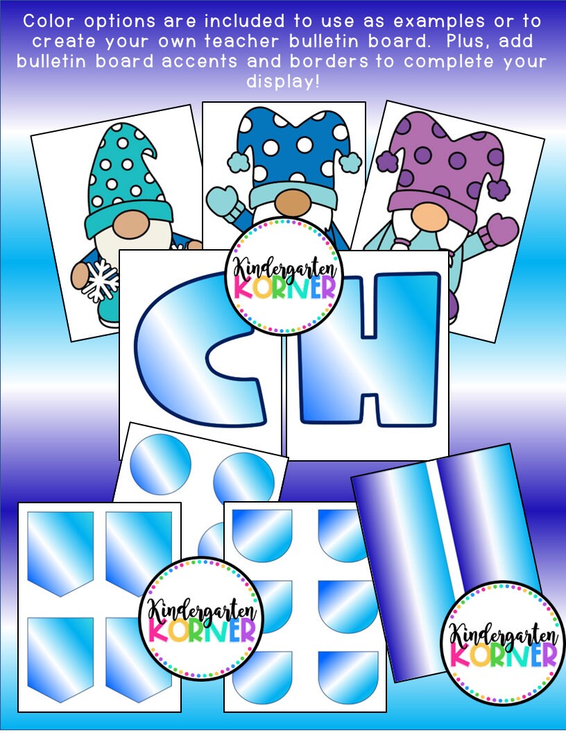 Chillin' With My Gnomies Winter Gnomes Bulletin Board Gnome Craft Gnome ...