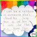 Be the Rainbow in Someone Else's Cloud Bulletin Board Writing & Craft ...