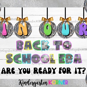 In Our Back to School Era Bulletin Board | Beginning of the Year ...
