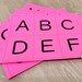 Letter Flash Cards Uppercase and Lowercase Alphabet Letters Flashcards ...