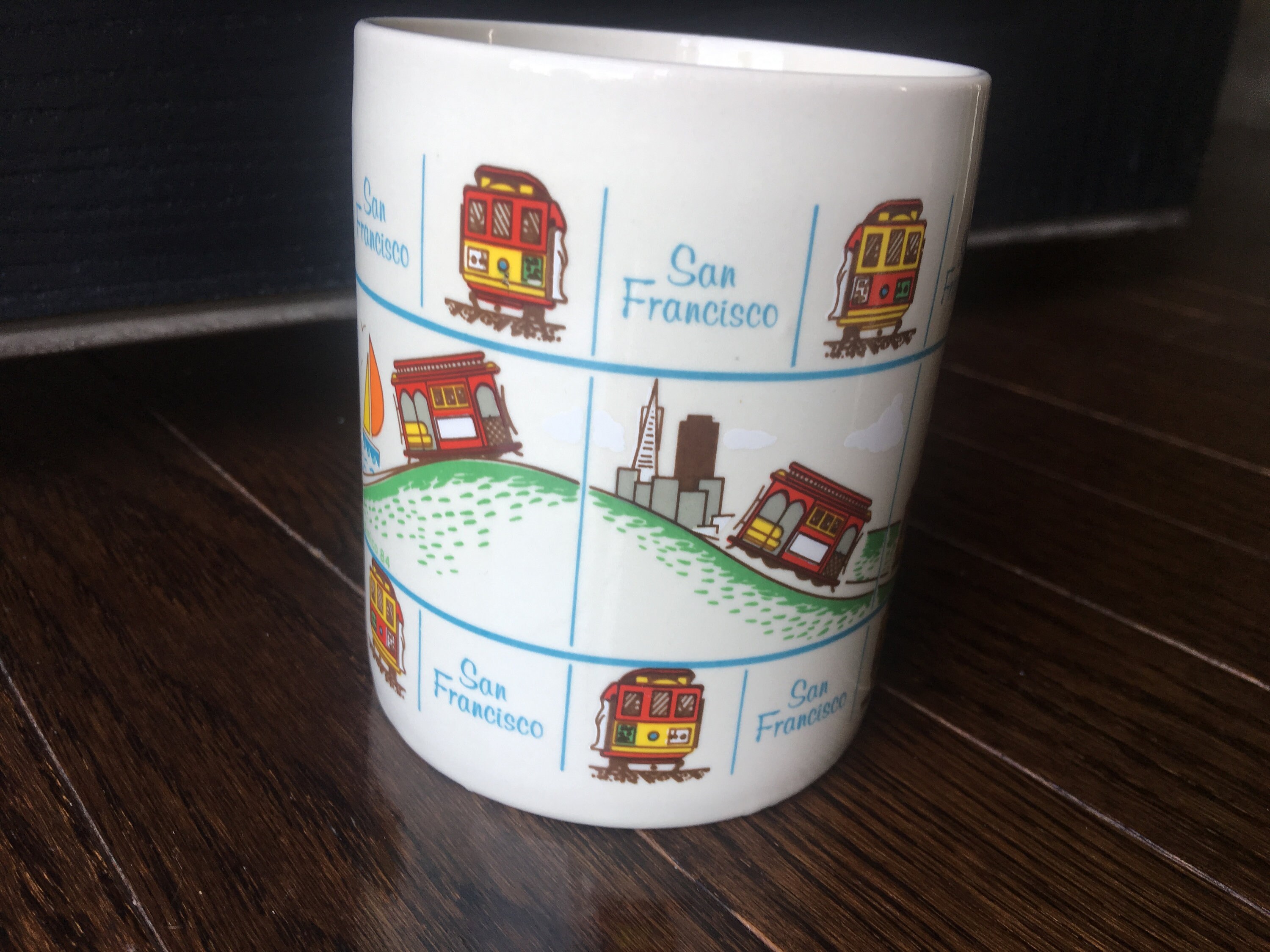 Vintage San Francisco Cable Car Coffee Mug 1984 - Etsy