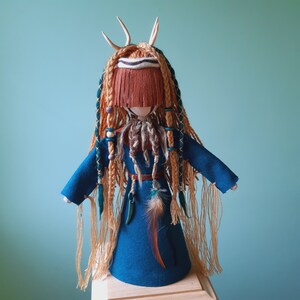 Heilung, Maria Franz, Pagan Altar, Masque Shaman, Figure Doll Band ...