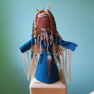 Heilung, Maria Franz, Pagan Altar, Masque Shaman, Figure Doll Band ...
