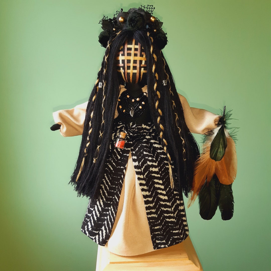Black Motanka, Pagan Altar, Magic Doll, Forest Witch, Spirit Doll ...
