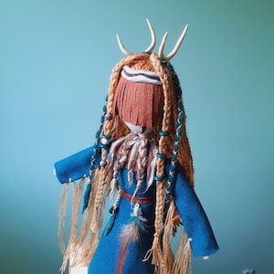 Heilung, Maria Franz, Pagan Altar, Masque Shaman, Figure Doll Band ...