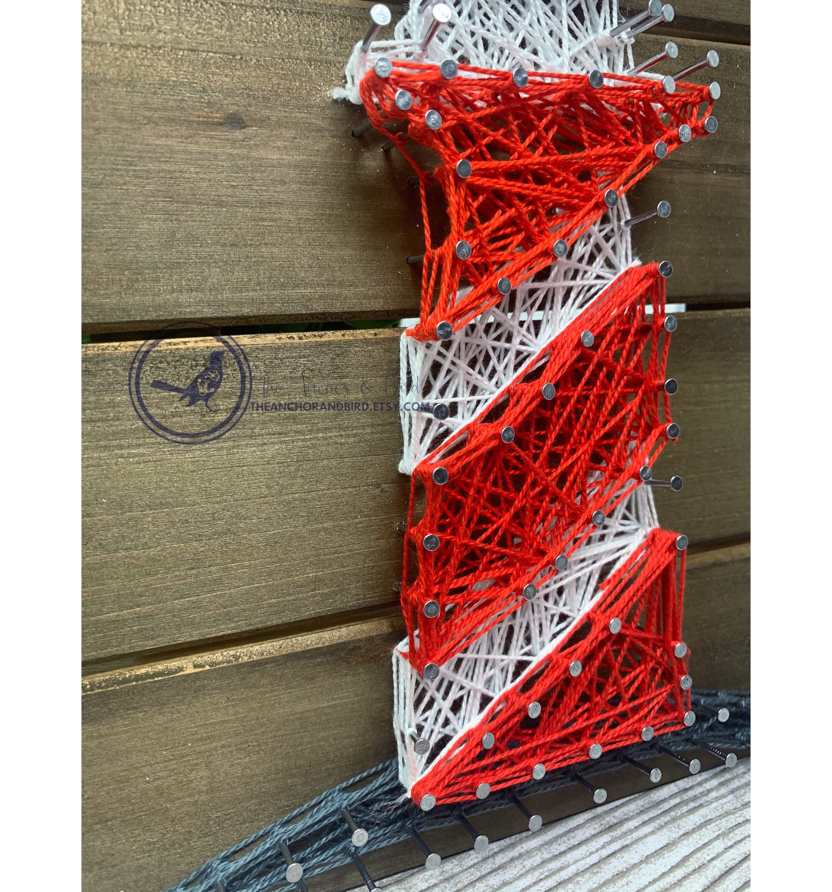 Lighthouse String Art Nautical Theme Home Decor Beach House - Etsy