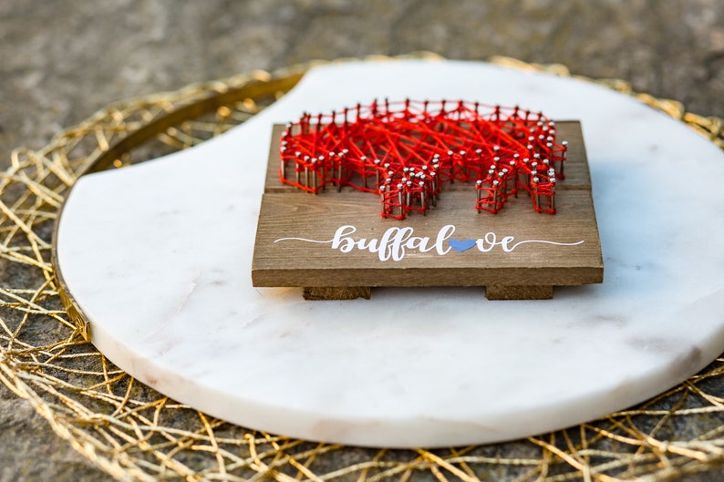 Buffalove String Art | Buffalo NY Wall Art, Buffalo Sports Gift ...