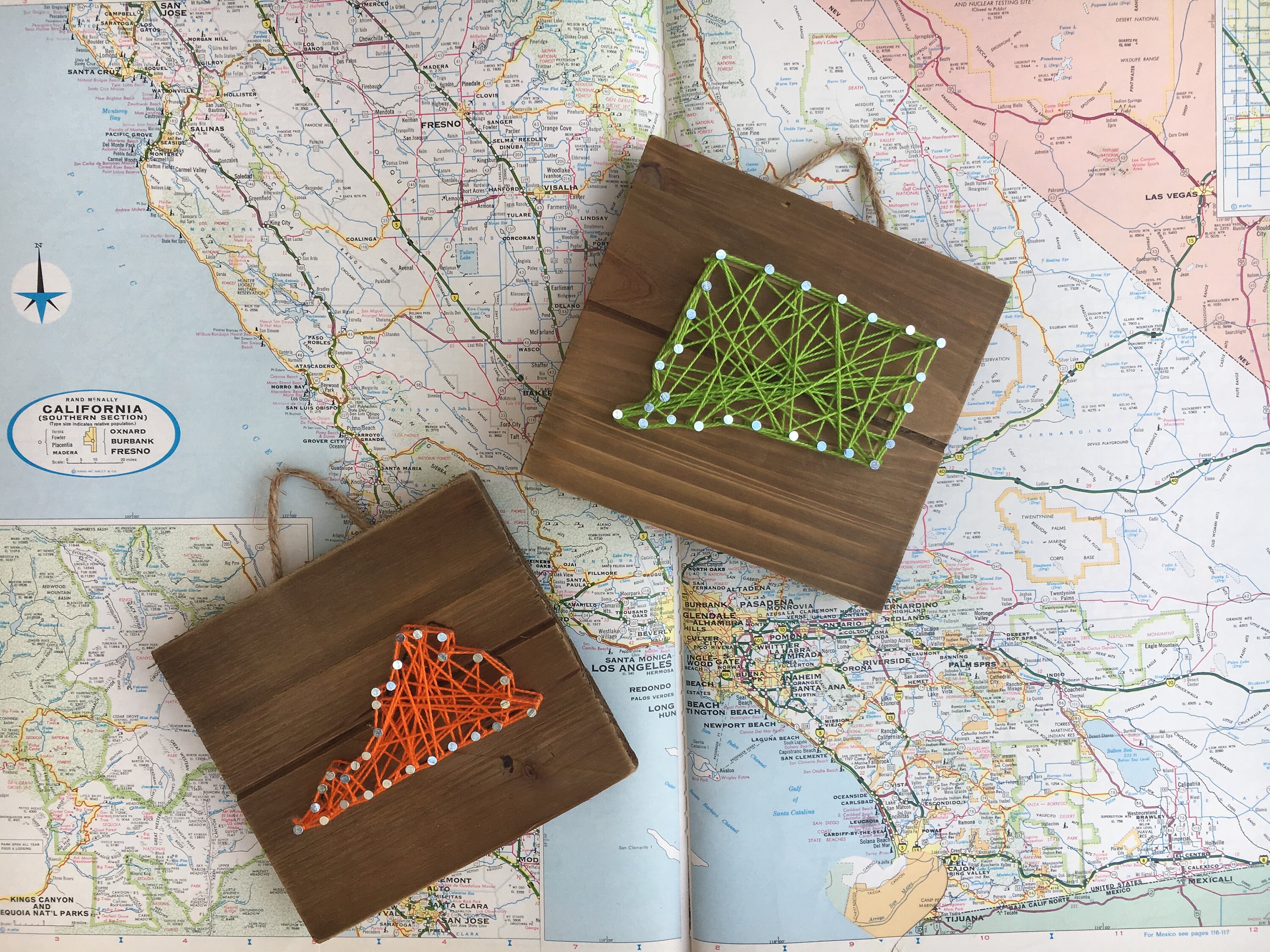 State String Art united states map gifts USA map art home | Etsy