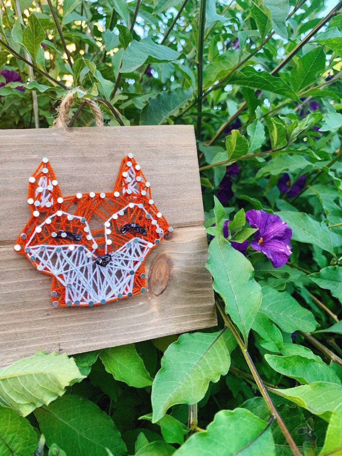 Fox String Art Woodland Creatures Wall Art String Art Fox | Etsy